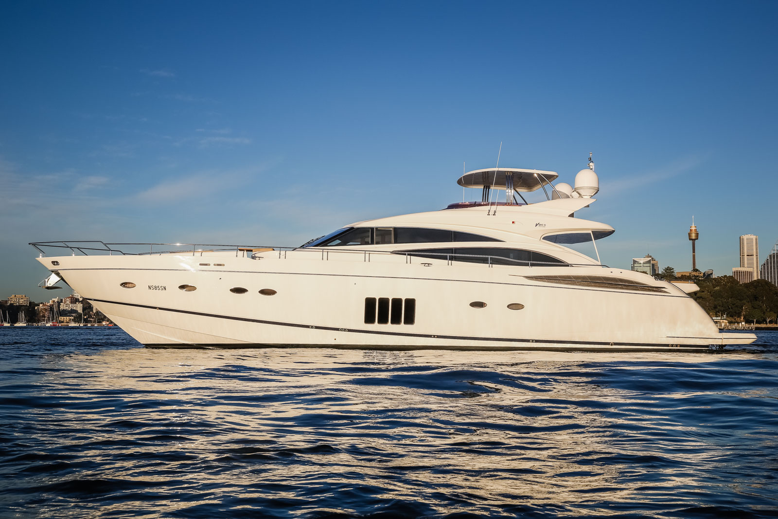 2010 Princess V85-S is a Luxury Sport Motor Yacht For Sale